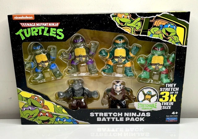 NICKELODEON TEENAGE MUTANT Ninja Turtles - STRETCH NINJAS BATTLE 6 PACK ...