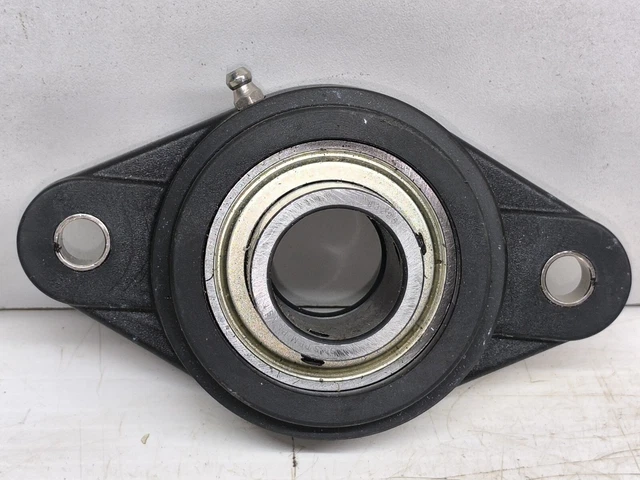SYSTEM PLAST UC206 83225 2-Bolt Flange Bearing Polyamide Housing 30mm ...