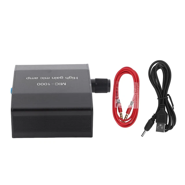 AMPLIFICATEUR DE MICROPHONE Mic Préampli de Microphone Amplificateur ...