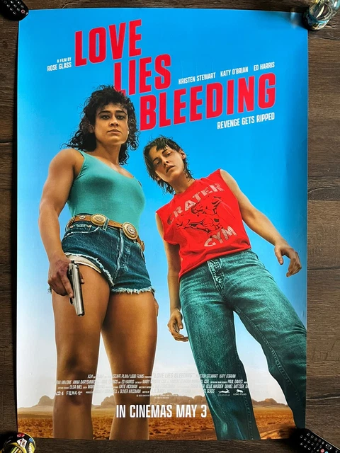 LOVE LIES BLEEDING Original One Sheet Cinema Poster Kristen Stewart £25 ...