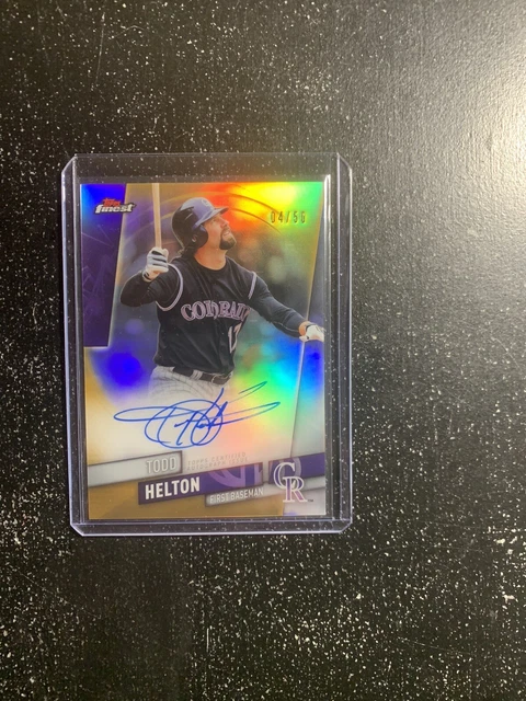 TOPPS DEFINITIVE COLLECTION Todd Helton On Card Auto 4/50 EUR 32,15 ...