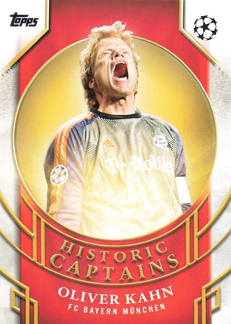 OLIVER KAHN FC Bayern München Historic Captains 2024/25 Topps UCC Flagship #HC-6 £1.90 - PicClick UK