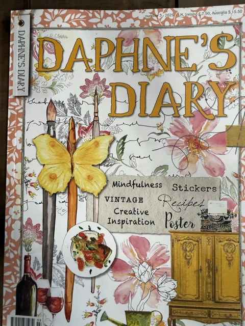 DAPHNE'S DIARY MAGAZINE #3 2025 DIY Interior Vintage Garden Recipes ...