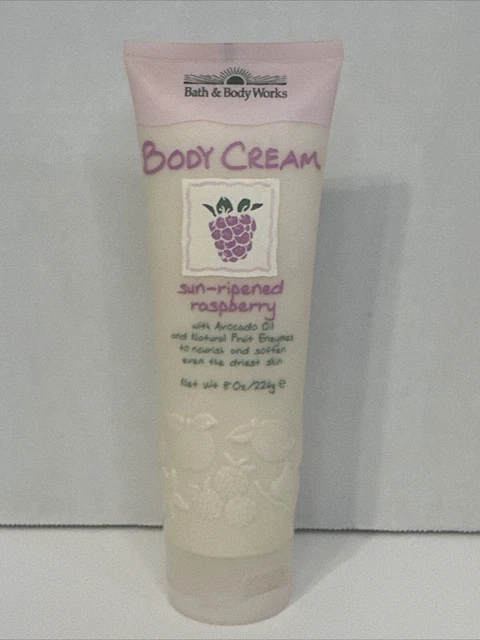 BATH & BODY Works Vintage Sun-Ripened Raspberry Body Cream Lotion 8 oz ...