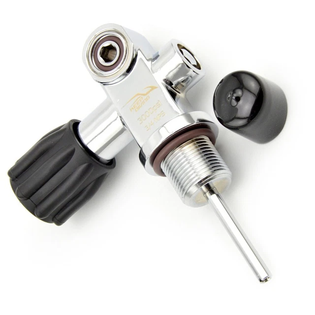 SCUBA DIVING CYLINDER Valve with DIN+YOKE Interface for Easy Connection ...