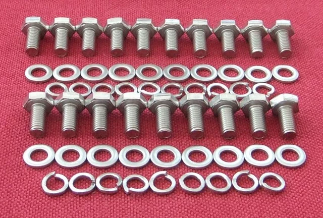 MGB 'B' SERIES engine OIL SUMP BOLTS IN STAINLESS STEEL - all years £6. ...