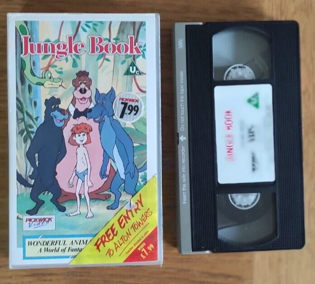 JUNGLE BOOK - Pickwick Video - Kids Cartoon - PAL VHS - Very Rare ...