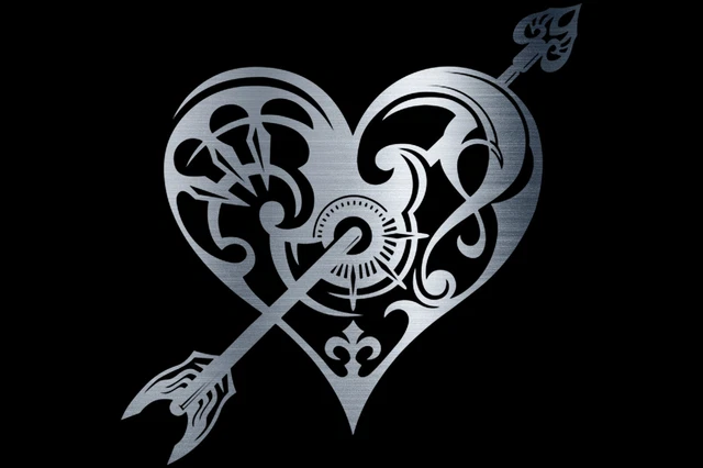 ARROW HEART CLIPART DXF SVG CDR file Vector for CNC Plasma Router Laser ...