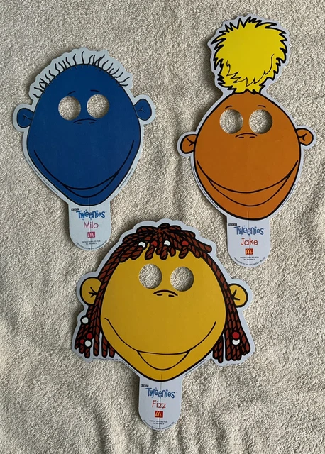 MCDONALDS HAPPY MEAL Toys Tweenies Full Set + box, masks + more sealed ...