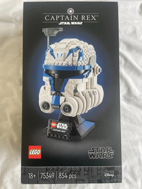 LEGO STAR WARS Captain Rex Helmet 75349 Complete Set 18+, 854 Pieces £ ...