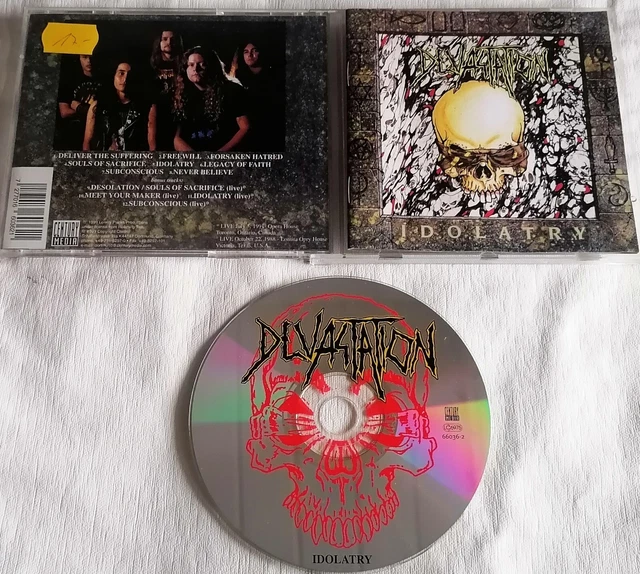 DEVASTATION IDOLATRY DEMOLITION Hammer Sacrifice Intruder Solstice ...