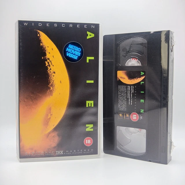 ALIEN VHS NEW and Sealed in Cellophane Video Tape Widescreen THX (1979 ...