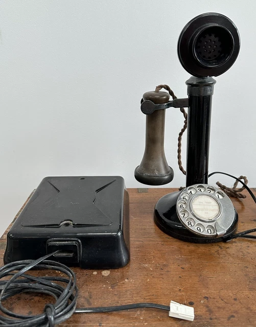 ANTIQUE 1920’S GPO Candlestick Telephone No. 150 With Bell Box £135.00 ...