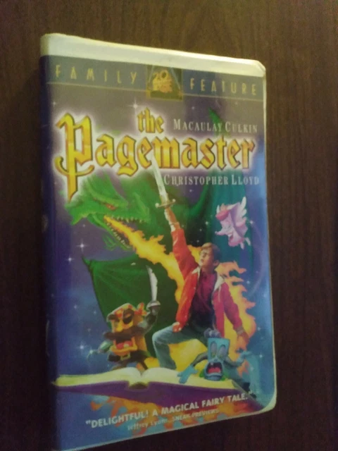 THE PAGEMASTER (VHS, 1995, Clamshell)Used £12.11 - PicClick UK