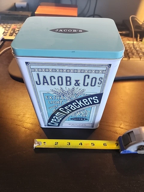 VINTAGE JACOB & Co. Cracker Tin Large £6.52 - PicClick UK