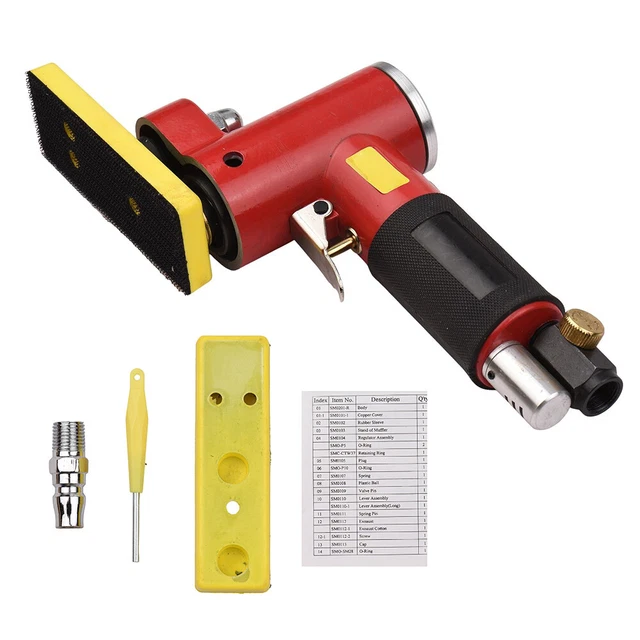 MINI STRAIGHT LINE Air Sander Random Orbital Pneumatic Sander Car ...