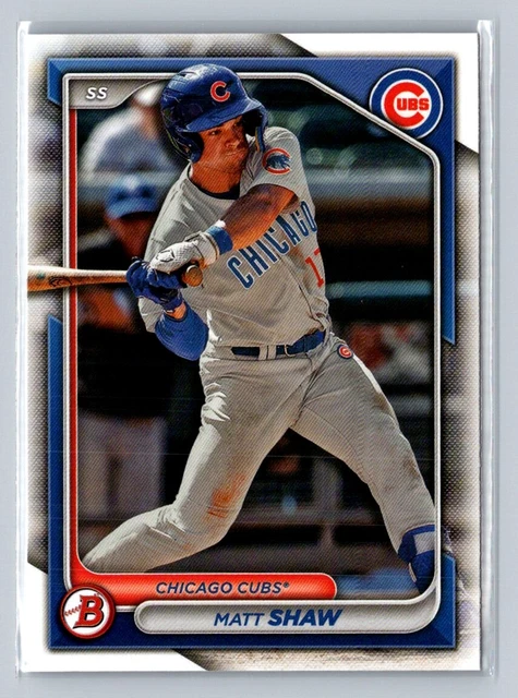 2024 BOWMAN #BP-30 Matt Shaw Prospects Chicago Cubs EUR 1,10 - PicClick FR