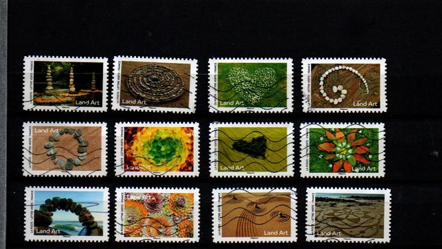 NOUVELLE SÉRIE DE timbres adhésifs de 2024 - Land Art EUR 5,00 ...