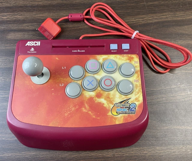 SNK VS. CAPCOM 2 ASCII Joystick Controller Arcade Fight Stick PS1 PS2 ...
