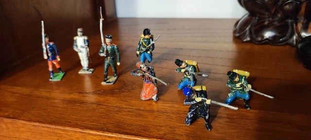 CBG MIGNOT/LOT 8 Figs 2nd Empire/54mm no 90mm Heyde Metal Modeles ...