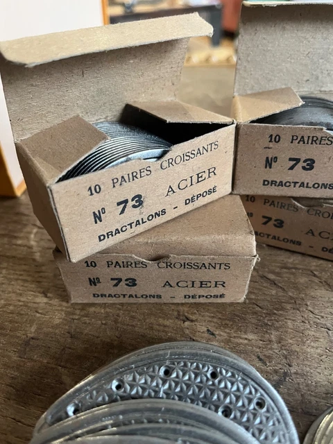 LOT ANCIENS FER de cordonnerie, 40 paires, N°73, fer à chaussure ...