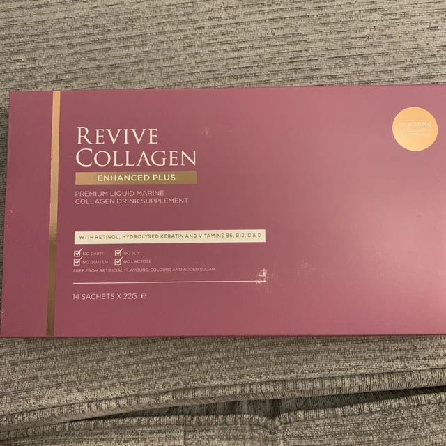 REVIVE COLLAGEN ENHANCED Plus Premium 10,000MG Tropical Flavour 14 ...