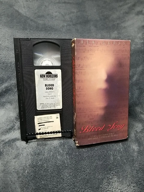 BLOOD SONG VHS Horror Slasher Ben Cross Jennifer Burns Beverly Garland ...