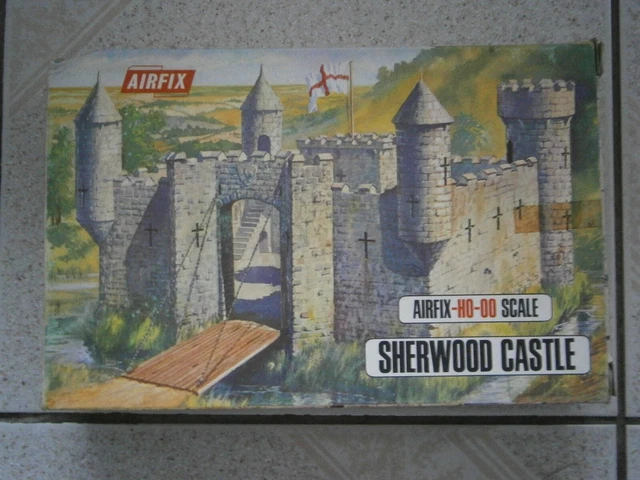 ANCIENNE MAQUETTE N°1705 Airfix Chateau Fort Sherwood Castle Ho - Oo 1/ ...