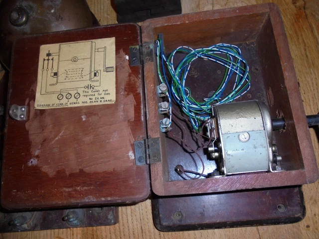 VINTAGE GPO WOODEN Phone Bell Boxes Signal Box For Restoration £149.00 ...