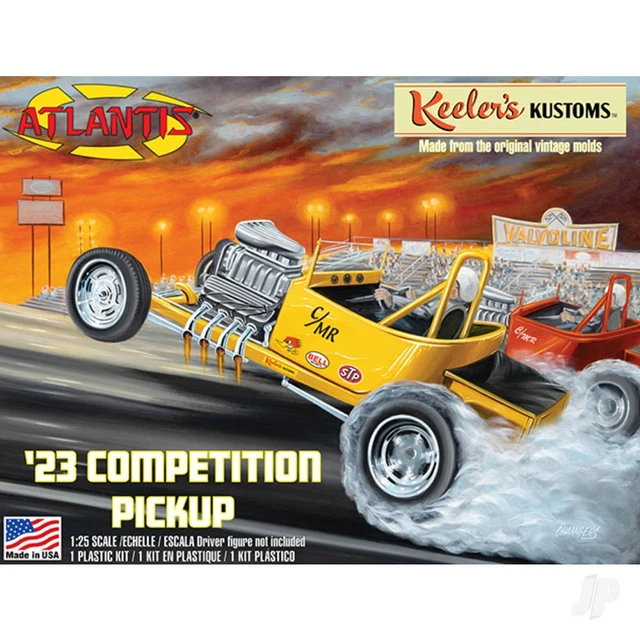ATLANTIS MODELS 1:25 Keelers Kustom's Competition T Roadster Car Pickup ...