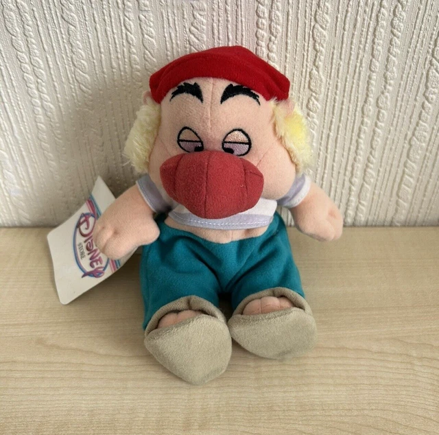 OFFICIAL DISNEY STORE Exclusive Peter Pan Mr Smee Soft Plush Mini Bean ...
