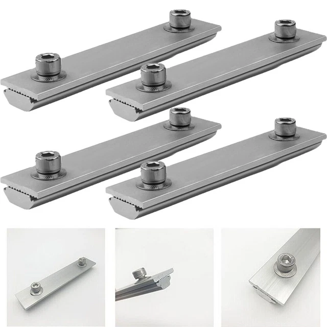 SOLAR MODULE CONNECTION Block Guide Rail Connector Mounting Connection ...