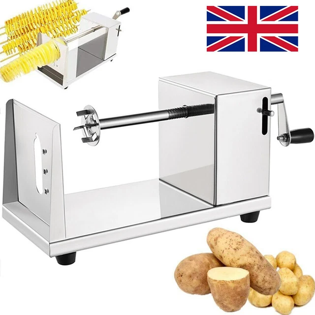 SPIRAL POTATO SLICER Chipper Potatoes Chips Cutter Machine Tornado ...