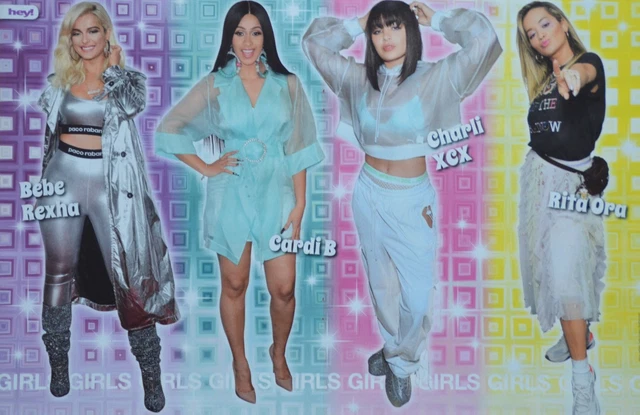 BEBE REXHA CARDI B RITA ORA CHARLI XCX - A3 Poster (42 x 28 cm) - Clippings NEU EUR 5,99 ...