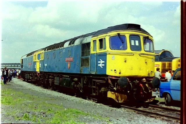 35MM RAILWAY COLOUR Negative Class 33 056 and 33 027 at Coalville £1.95 ...