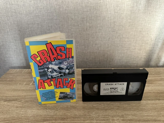 VHS VIDEO, RETRO -Crash attack Bangor racing caravan racing Rally and ...