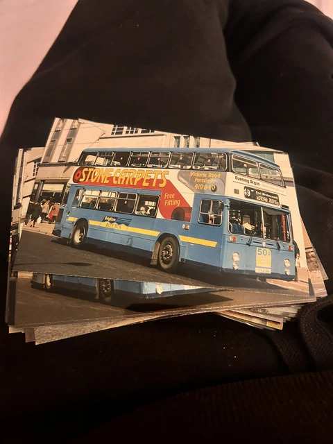BUS PHOTO LEYLAND Atlantean Fleetline TYJ 8S Brighton £0.99 - PicClick UK
