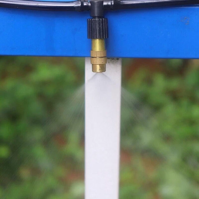 TESTE IRRIGATORE SPRAY regolabile in ottone per irrigazione nebbia ...