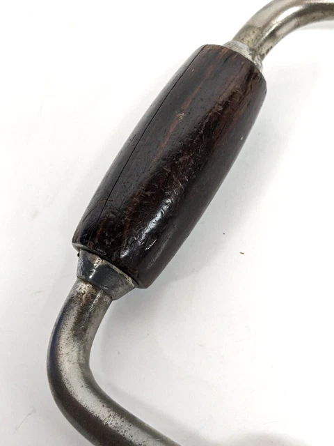 VINTAGE MILLERS FALLS Hand Bit Brace Drill Ratcheting Auger Made in USA ...