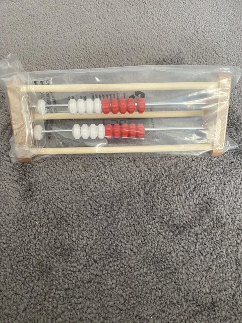 HAND2MIND WOODEN REKENREK Abacus Classroom 20 Bead Kids Math Sensory ...