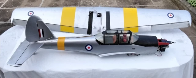 CHIPMUNK 72” SPAN RC Aeroplane Model Aircraft Nitro Radio Control Plane ...