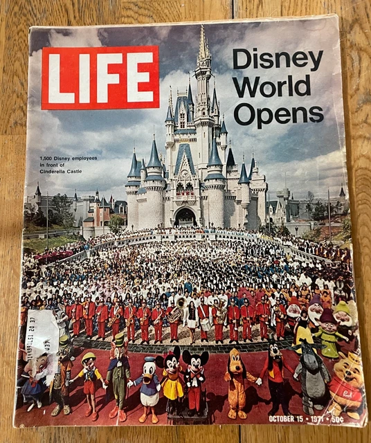 LIFE MAGAZINE DISNEY World Opens October 15 1971, Old Photos & Ads £9. ...