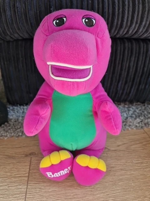 BARNEY THE DINOSAUR plush 14” fisher price 2003 £4.00 - PicClick UK