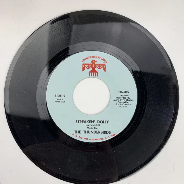 THUNDERBIRDS STREAKEN DOLLY (Instrumental) 45rpm Vinyl Record TH-505 £ ...