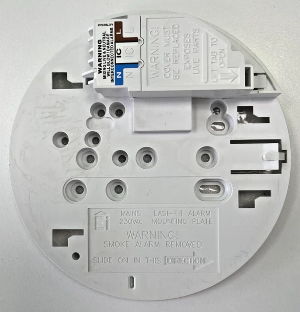 NEW EASI-FIT MOUNTING plate for Aico EI Smoke Alarm series - Base Only ...