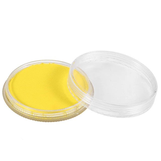 (GIALLO) PITTURA CORPO opaco a base acqua pigmento palcoscenico colore ...