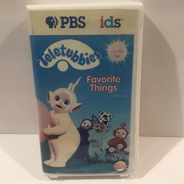 TELETUBBIES - FAVORITE Things (VHS, 1999) PBS Kids Vintage Hard Case ...