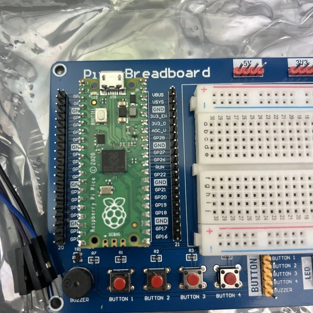Raspberry Pi Pico Board With Raspberry Pi Pico Breadboard Kit Rpi Pico Kit 3361 Picclick Au
