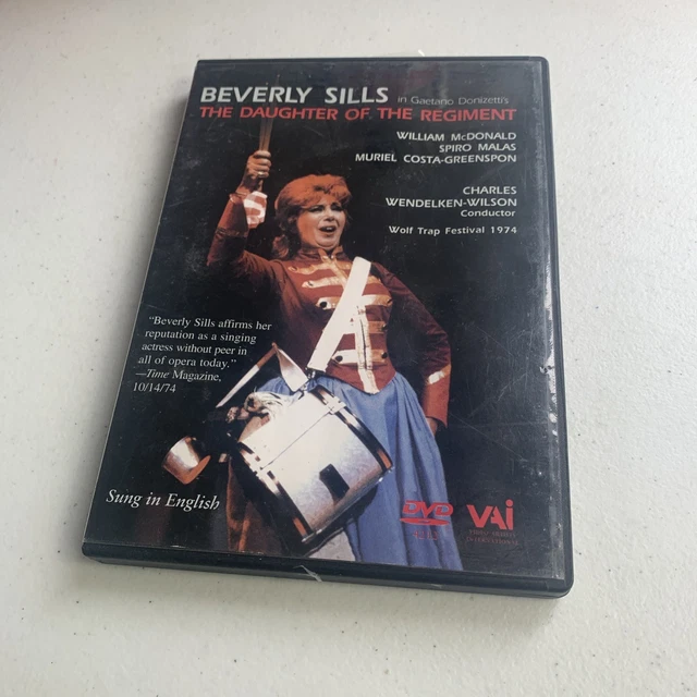 BEVERLY SILLS THE daughter of the regiment dvd region free free postage ...