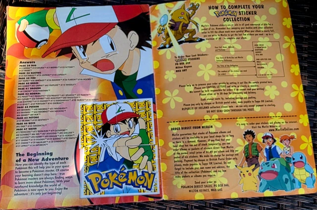 POKEMON STICKER ALBUM Book x2 Gotta Catch em all £25.66 - PicClick UK